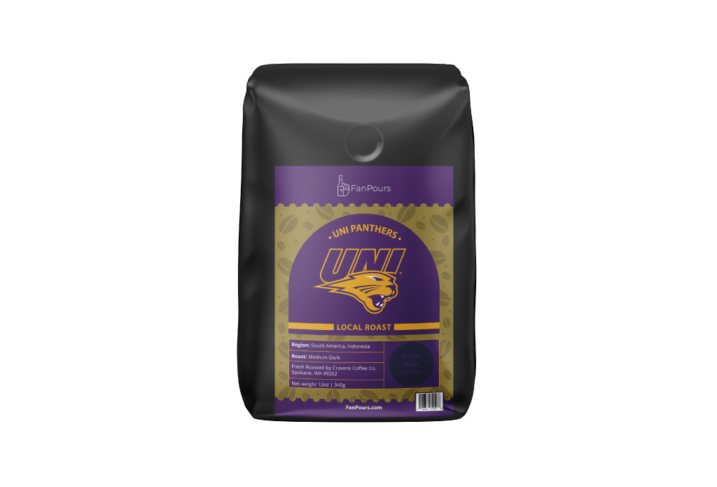 FanPours-University of Northern Iowa UNI Panthers Coffee Roasted in USA